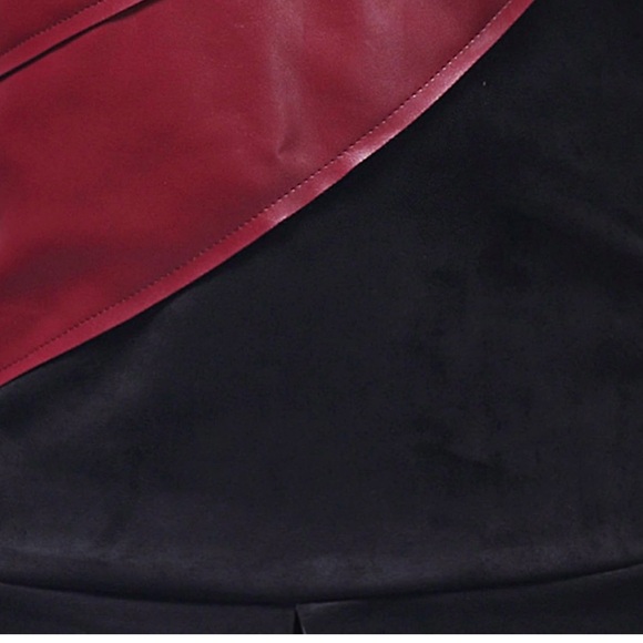 Costumes | Gothic Coats Sleeveless Pu Patchwork Dress Vintage Medieval ...